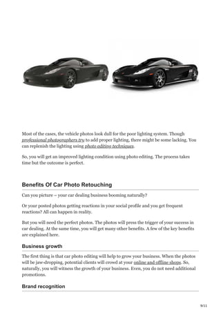 Car photo editing | PDF