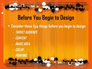 Graphic Design For non graphic designers | PPT