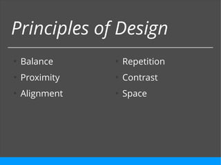 Intro to the Principles of Graphic Design | PDF
