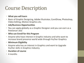 master in graphic design course | PPTX