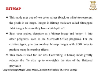 Graphic design major color modes | PPTX