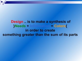 Graphic Design (Theory & Practice) | PPT
