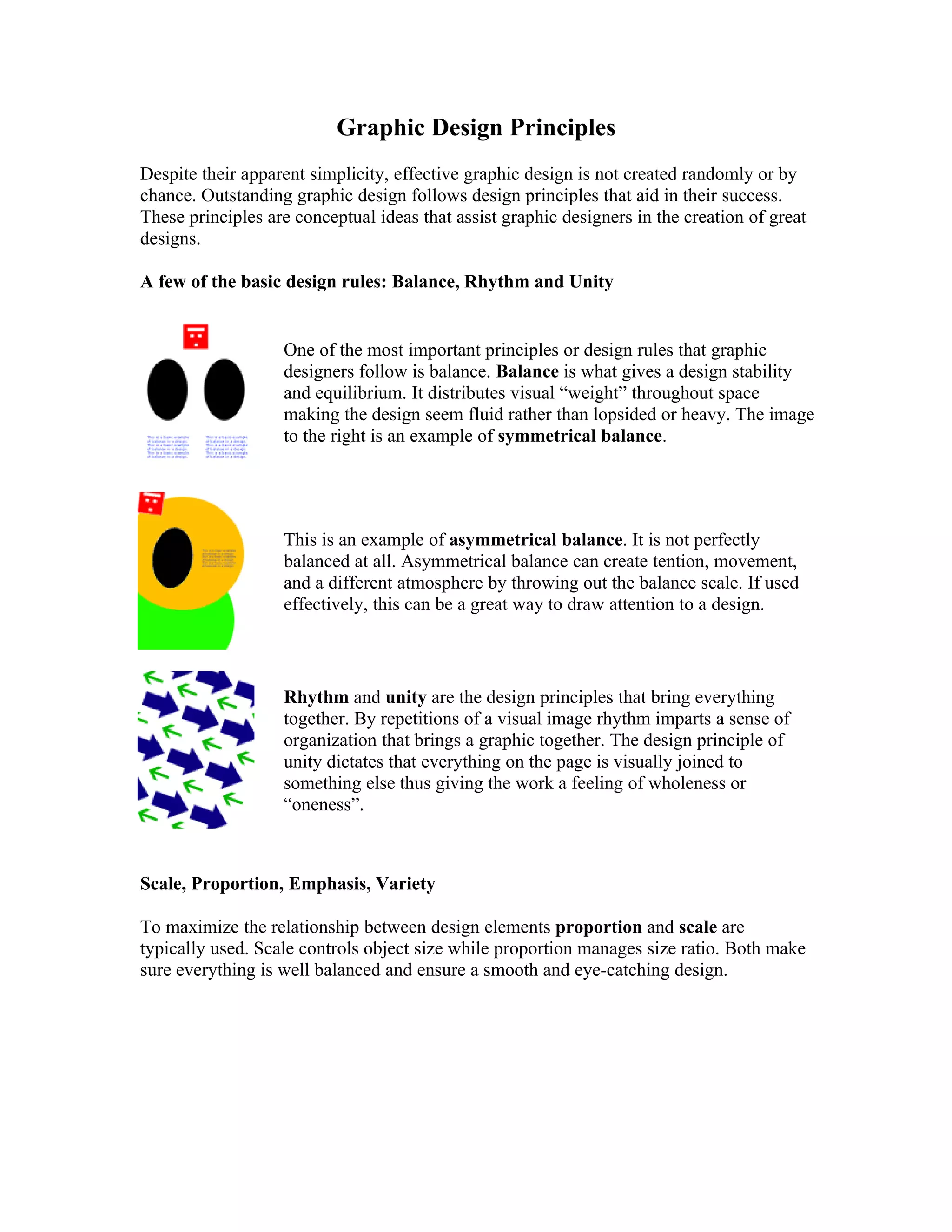 Graphic design principles | DOC