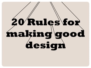 Design Rules | PDF