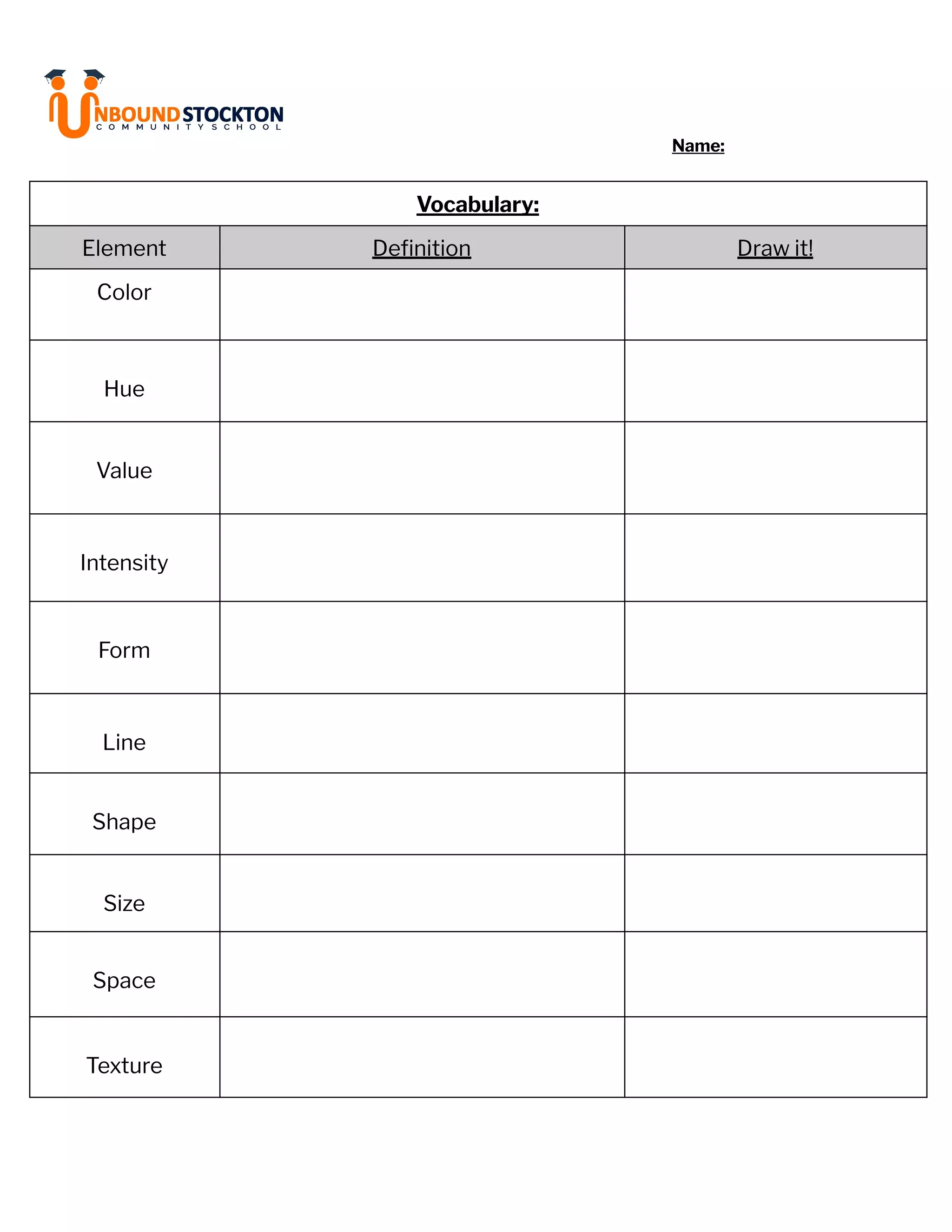 Graphic Design Worksheet | PDF