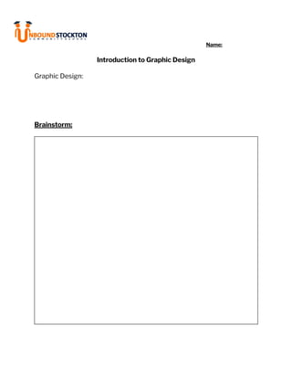 Graphic Design Worksheet | PDF
