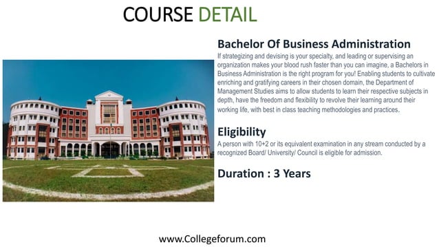 Graphic Era Hill University BBA syllabus.pptx | Undergraduate Education ...