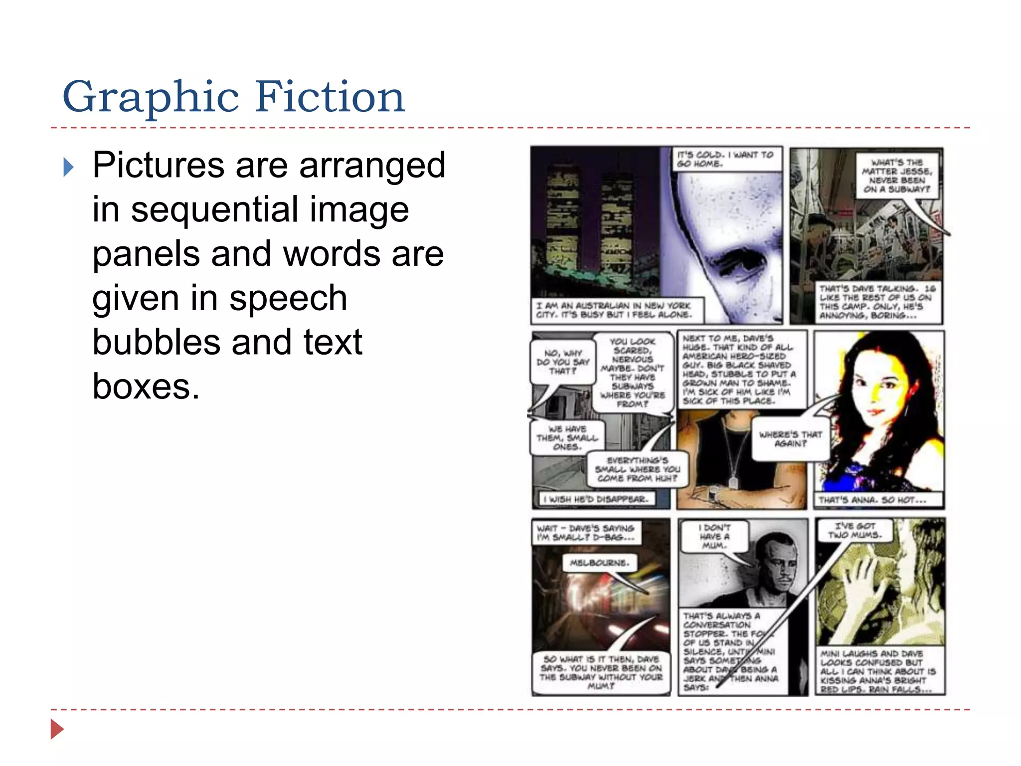 Graphic fiction | PPTX