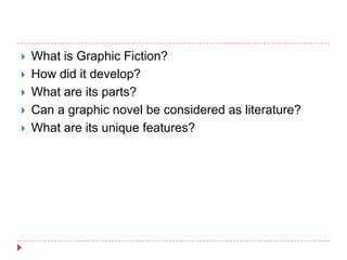Graphic fiction | PPTX
