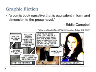 Graphic fiction | PPTX