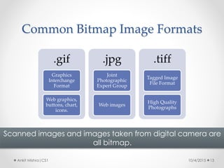 Basic Introduction To Graphic File Formats | PPTX