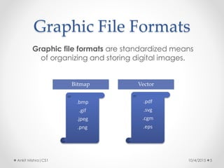 Basic Introduction To Graphic File Formats | PPTX