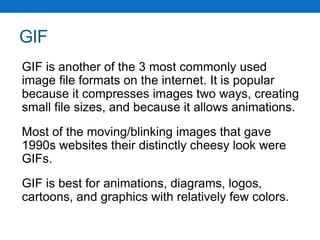 Graphic file types | PPTX | Computing | Technology & Computing