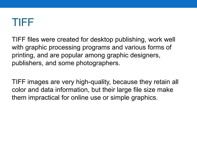Graphic file types | PPT