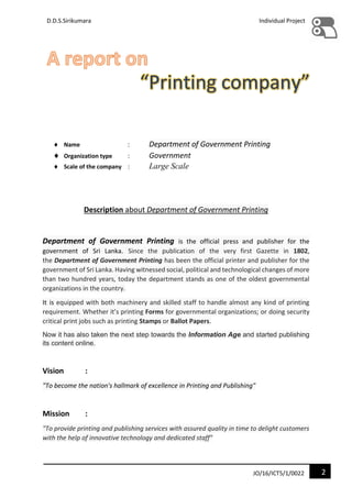 report on a press | PDF