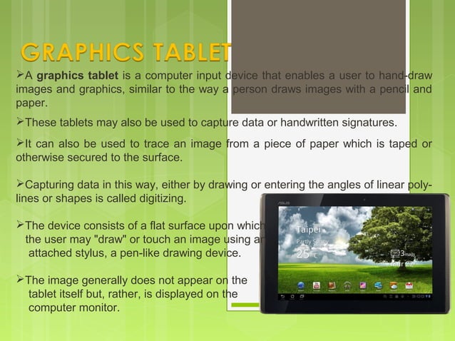 Graphic input device | PPT