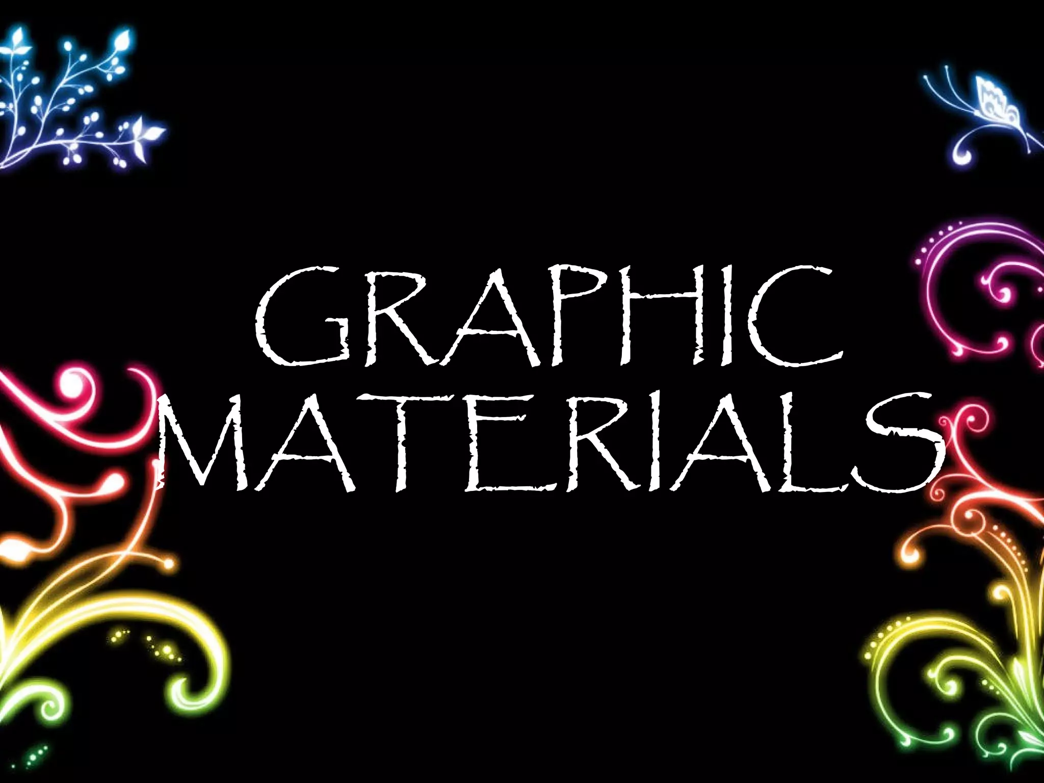 Educational Technology 1 Graphic Materials | PPT