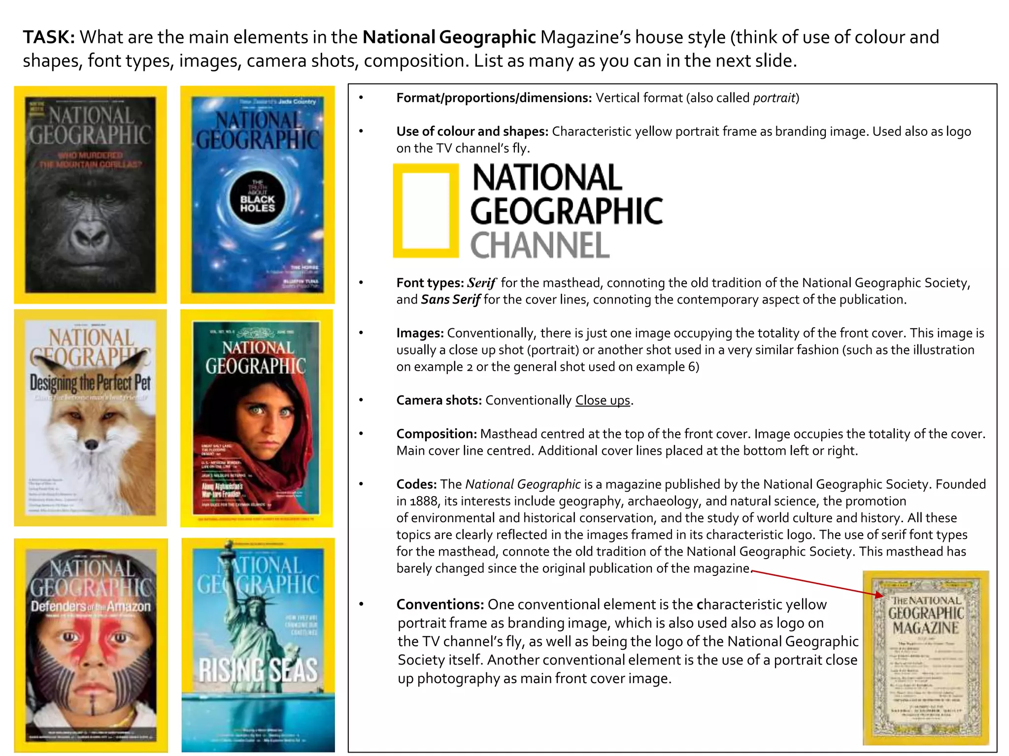 Graphic media language house style analysis | PPTX