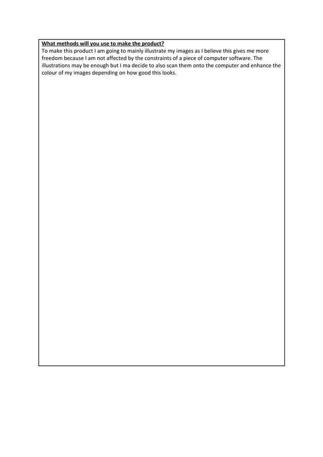 Graphic narrative proposal | PDF