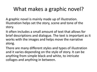 Graphic novel & children's books research | PPT