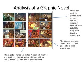 Graphic novel & children's books research | PPTX