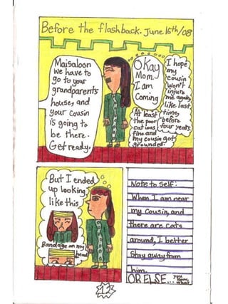 Graphic novel example maisaloon | PPTX