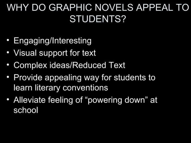 Graphic Novels | PPT