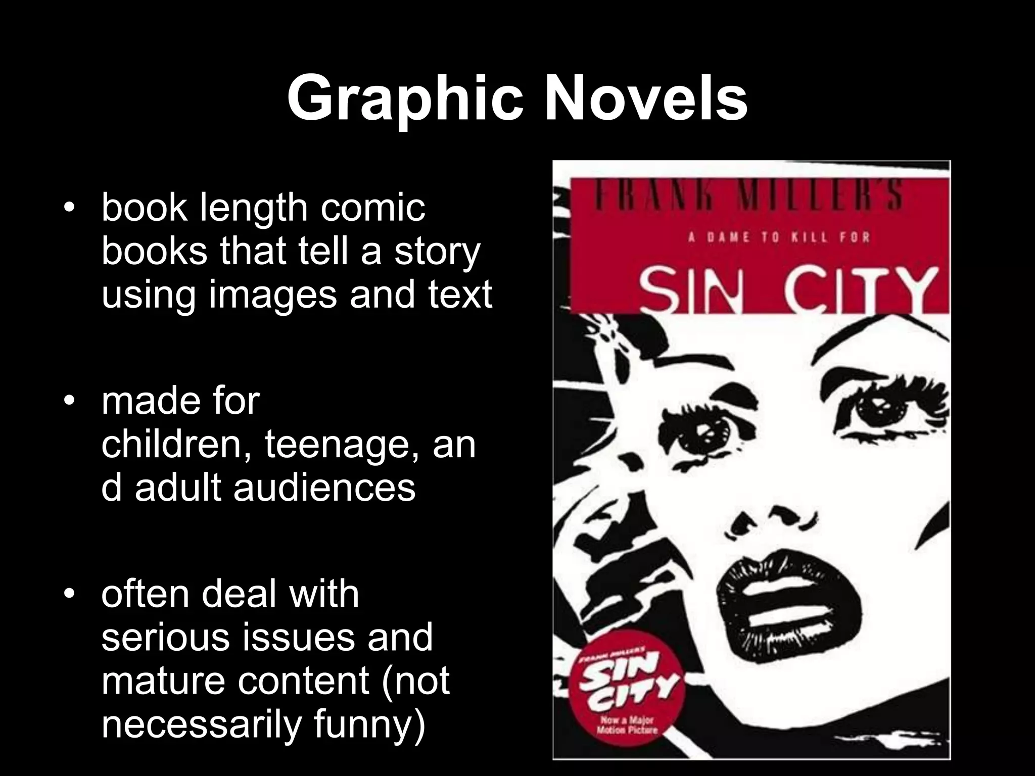 Graphic novels Edited | PPTX