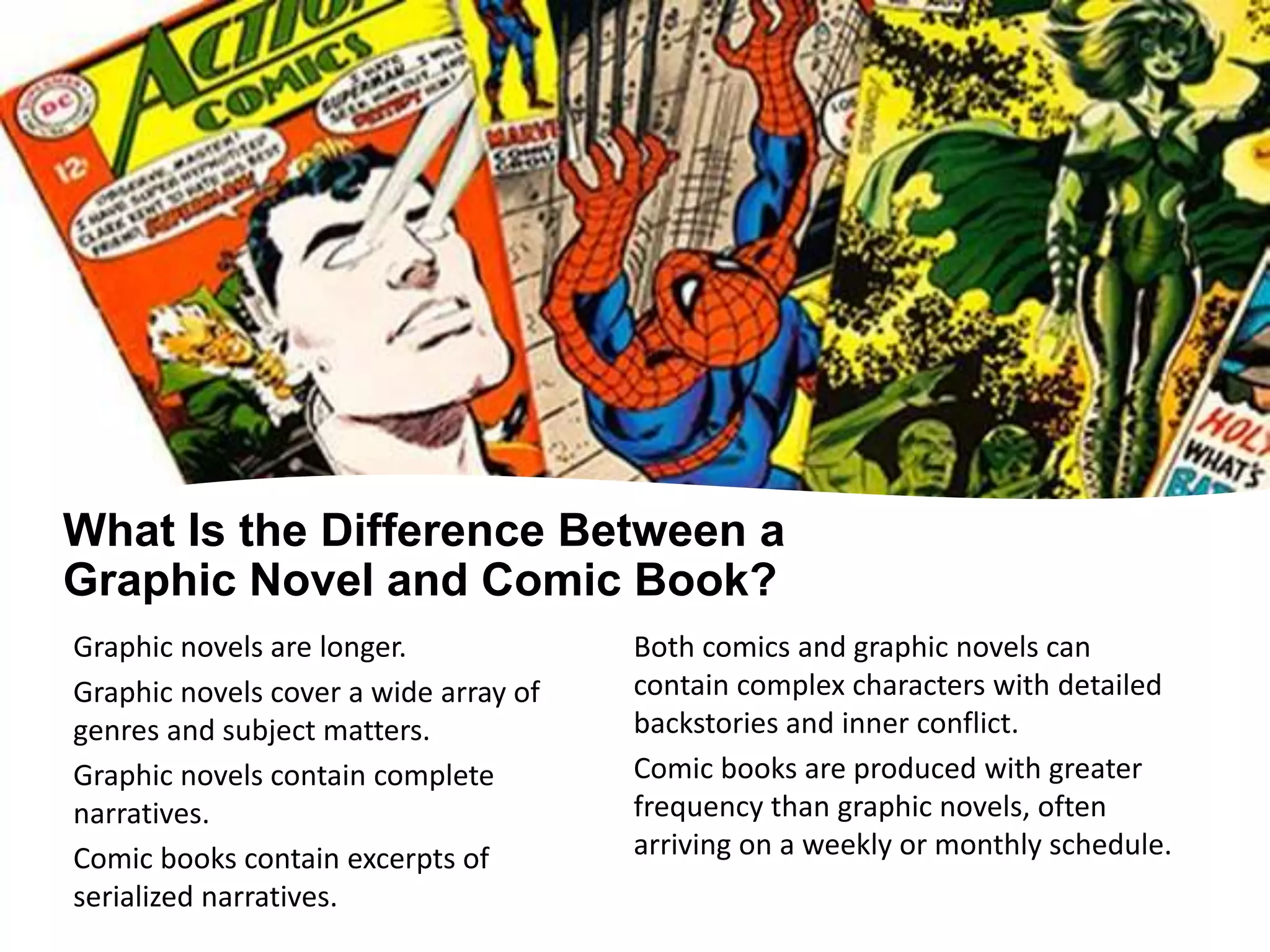 Graphic Novels Explained | PPTX