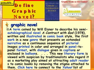 Graphic novels elementary 2003 | PPT