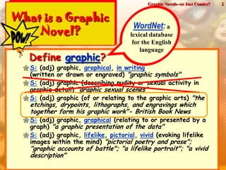 Graphic novels elementary 2007 | PPTX
