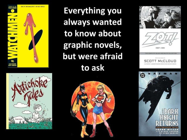 Graphic novels presentation | PPT