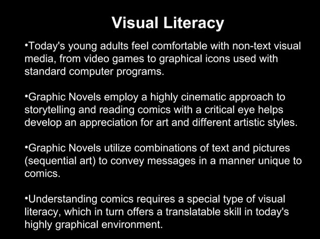 Graphic novels presentation | PPT