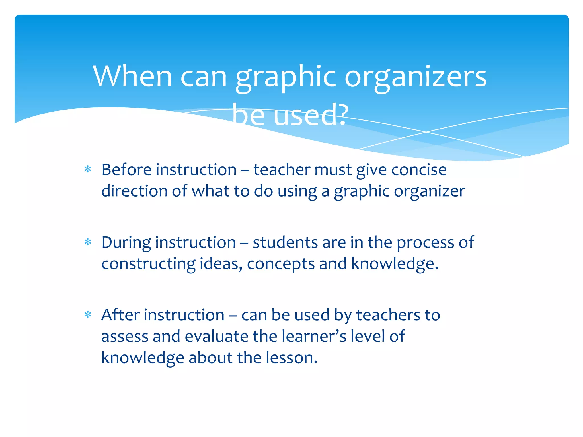 Graphic/Advance Organizers | PPTX