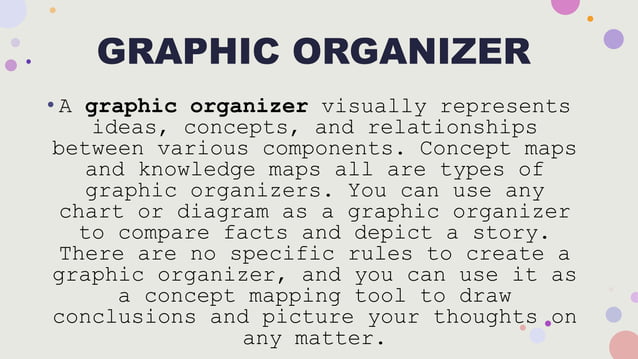 GRAPHIC ORGANIZERS (DESCRIPTION AND TYPES).pptx