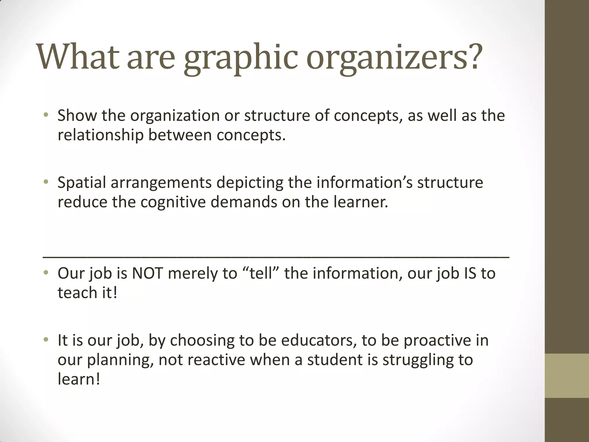 Introduction to Graphic Organizers | PDF