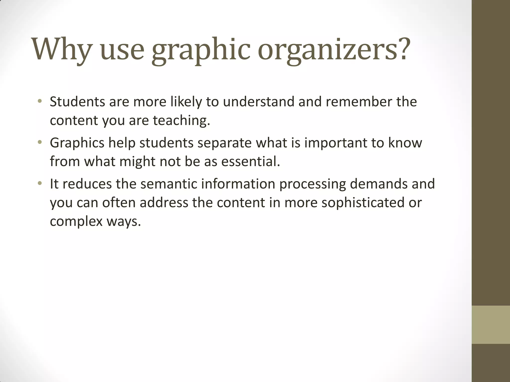 Introduction to Graphic Organizers | PDF