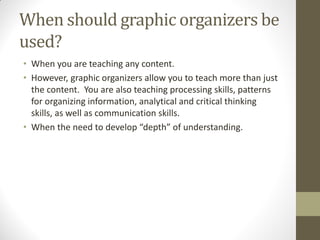 Introduction to Graphic Organizers | PPT