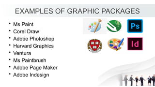 An introduction to computer graphic packages | PPTX