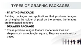An introduction to computer graphic packages | PPT