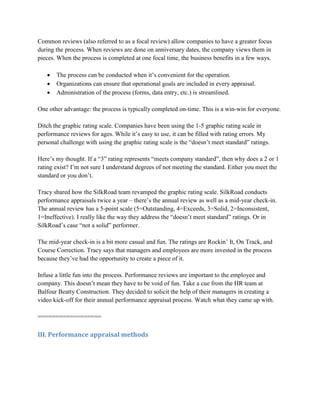 Graphic rating scale performance appraisal | DOCX
