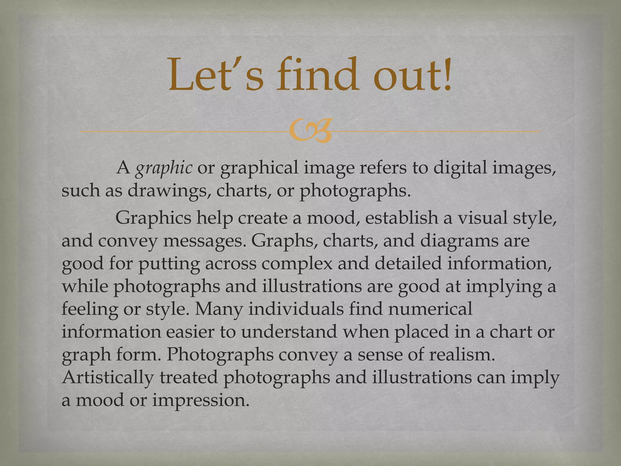 Grade 8, Lesson 3: Graphics | PPTX