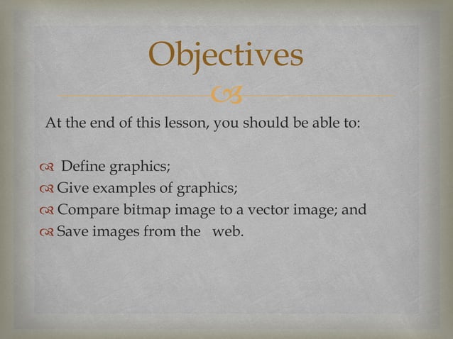 Grade 8, Lesson 3: Graphics | PPTX