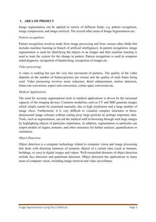 Image Segmentation using Otsu's Method - Computer Graphics (UCS505 ...