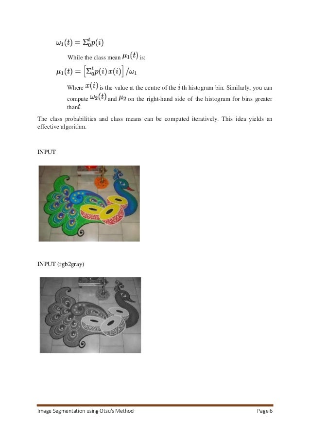 Image Segmentation Using Otsus Method Computer Graphics Ucs505 P 
