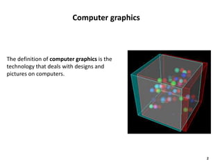 Overview of Computer Graphics | PPTX | Graphics Software | Computer ...