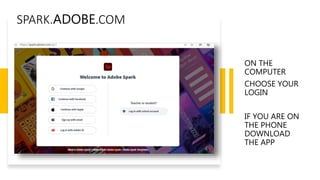 Business Graphics Using Adobe Spark | PPTX