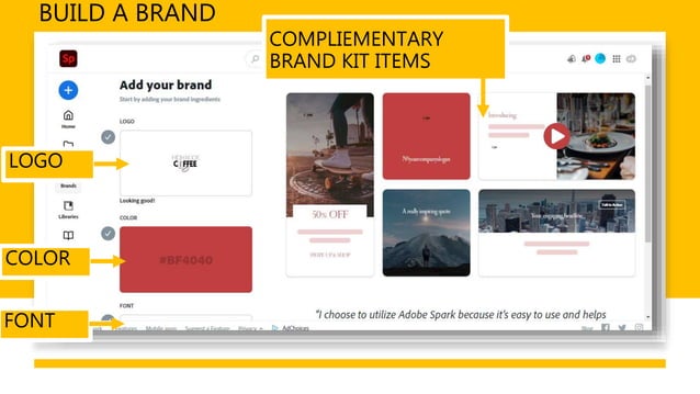 Business Graphics Using Adobe Spark | PPTX