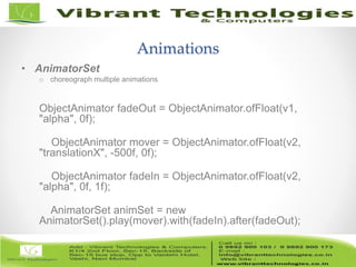 Android - Graphics Animation in Android | PPTX