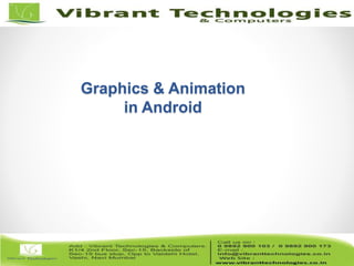 Android - Graphics Animation in Android | PPTX